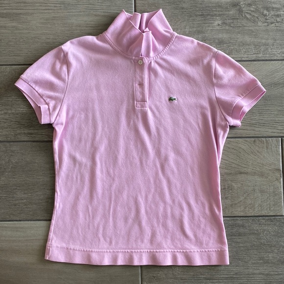 Lacoste | Shirts & Tops | Lacoste Girls Pink Polo | Poshmark